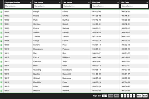 creating an almost no code database backed web interface