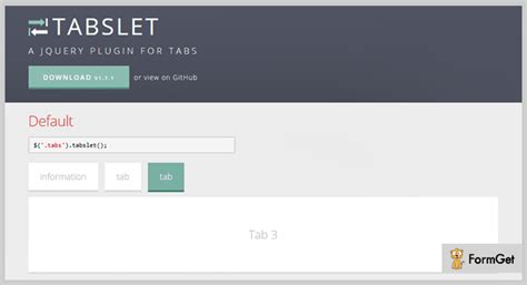 5 best jquery tabs plugins free and paid formget