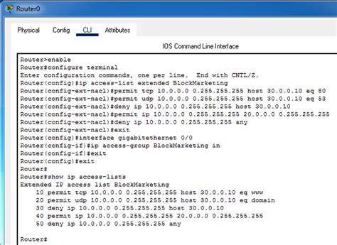 configure extended access control list step by step guide