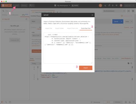 user deletion with postman heap help center