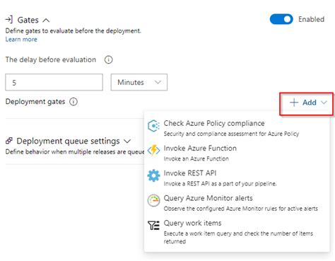 control releases with deployment gates azure pipelines microsoft docs