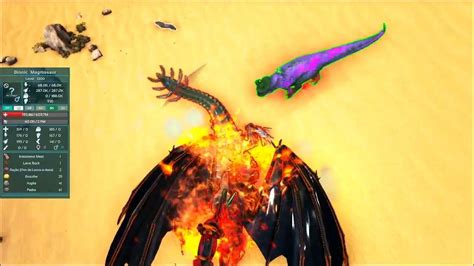 Evofly Darkstar Manticore Vs Bionic Magmasaur God Mod Ark Eternal