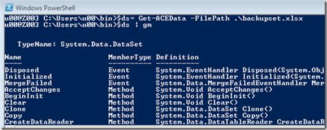 use ace drivers and powershell to talk to access and excel