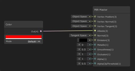 shadergraph color 2019 3 unity learn