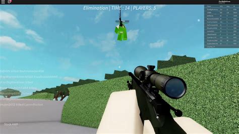 I Am So Rusty At No Scoping Roblox No Scope Sniping Youtube