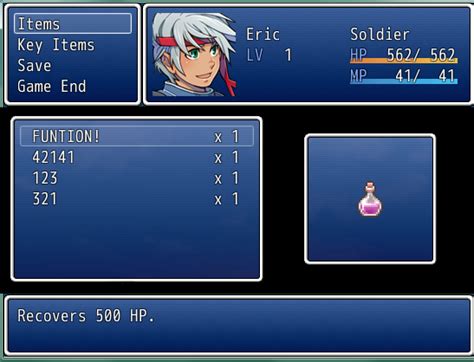 item menu script rpg maker forums