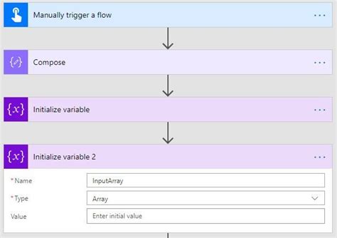 solved create array in apply each power platform community