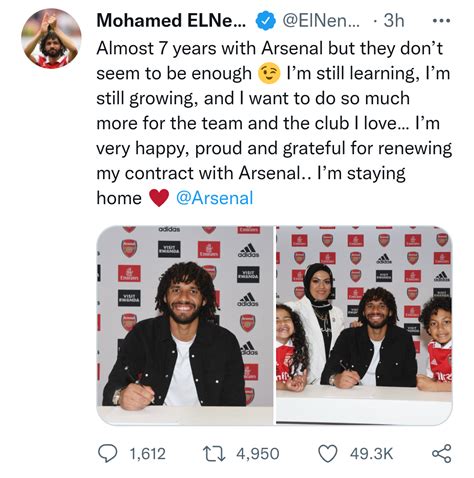 Mohamed Elneny Signs New Contract With Arsenal Photos