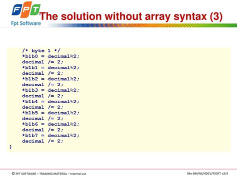 ppt programming fundamentals using c arrays and pointers