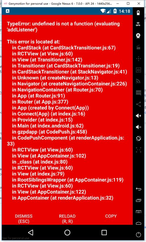 typeerror undefined is not a function evaluating addlistener