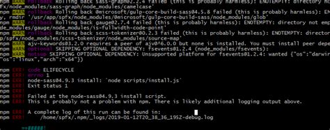 error einval invalid argument open usr app spfx node modules