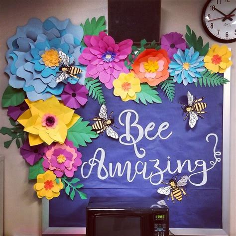 Bee Amazing 3d Flower Bulletin Board Flower Bulletin Boards Art