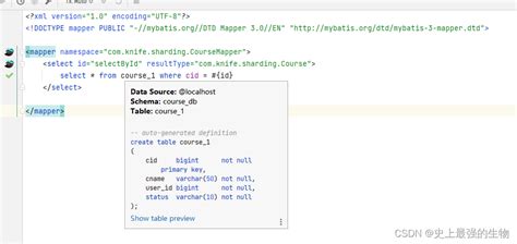 idea配置数据库，以及写mapper时的配置 sql resolution scopes csdn博客
