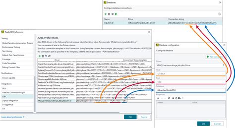 connection string template readyapi documentation