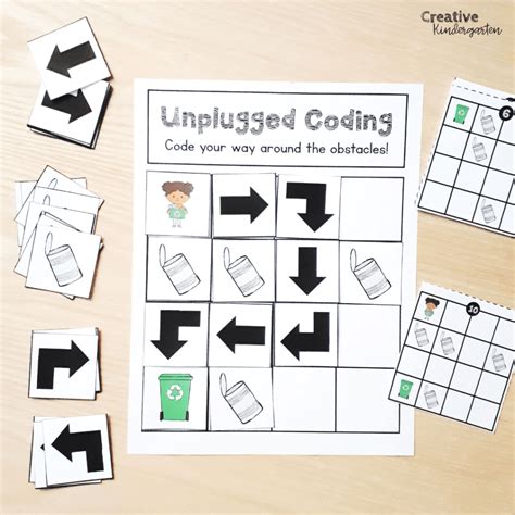 unplugged coding activities for kindergarten creative kindergarten