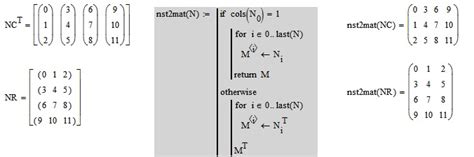 solved convert nested array to matrix ptc community