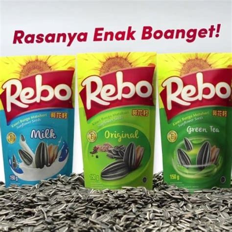 Jual Kuaci Rebo 150 Gram 1 Karton 48 Pc Original Milk G Tea