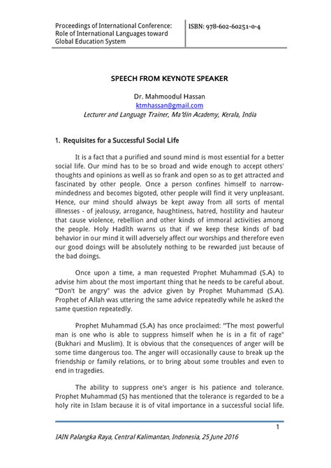 Sample Script For Introduction Of Speaker Coverletterpedia
