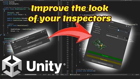 unity3d customizing the inspector for you game objects youtube