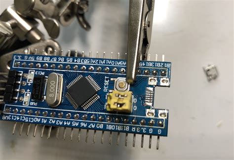 usb connector replacement on stm32 blue pill development board blog