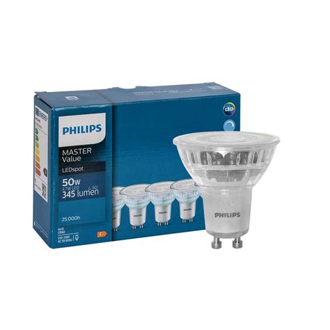 Led Reflektorlampe Gu10 Par16 Multipack Master Ledspot Value 4 7w 50