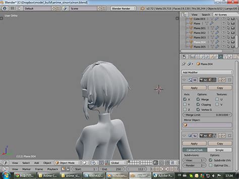 Anime Character 3d Modeling 进度记录