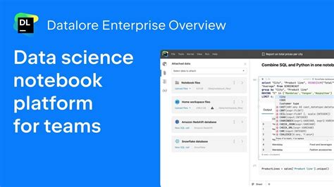 datalore enterprise overview data science notebook platform for teams