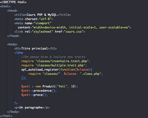 utiliser les traits en orienté objet php pierre giraud
