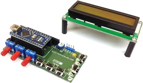 16×2 lcd shield for arduino nano electronics