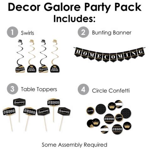 Big Dot Of Happiness Hoco Dance Homecoming Supplies Decor Kit Decor