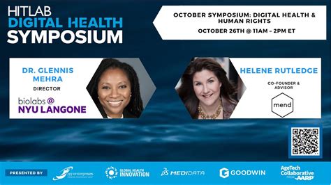 Hitlab October 2023 Symposium Dr Glennis Mehra And Helene Rutledge