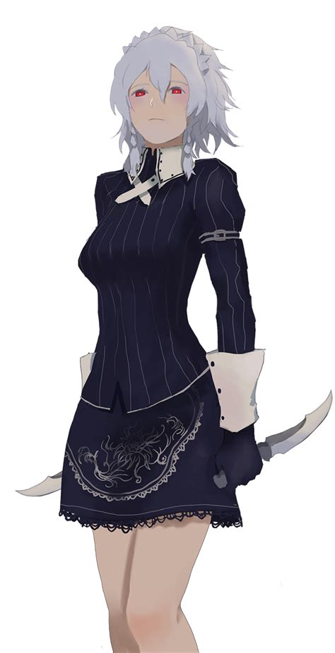 Safebooru 1girl Black Gloves Blush Braid Dagger Gloves Highres Izayoi