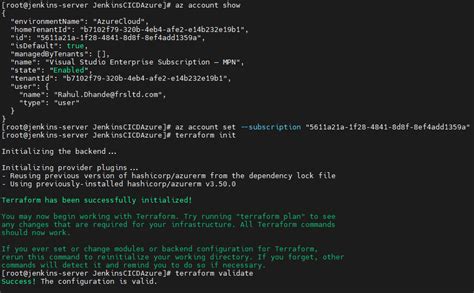 unable to run terraform plan in rhel 9 for azure azure hashicorp