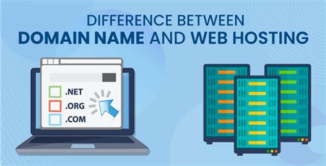 difference between domain name and web hosting feb 2024