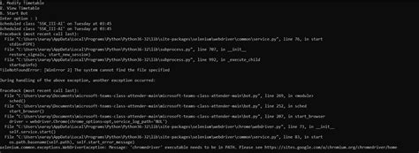 filenotfounderror [winerror 2] the system cannot find the file