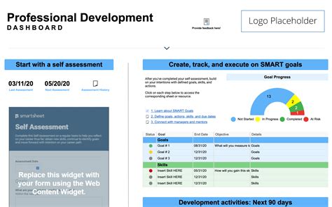 professional development tracker smartsheet