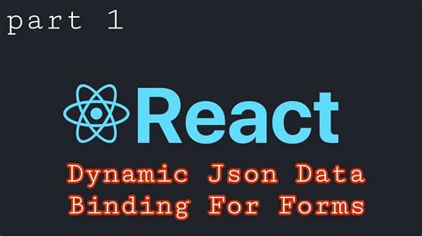 Dynamic Json Defined Forms In Reactjs Tamil Youtube