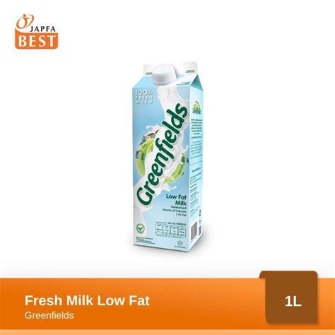Promo Greenfields Fresh Milk Low Fat Susu Segar Rendah Lemak 1l