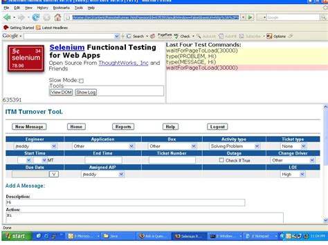 solved web based testing tool using selenium its working in mozilla