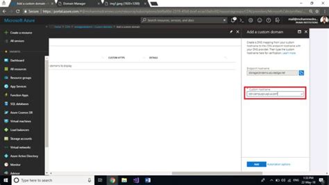 implementing a custom domain understanding blob storage part seven