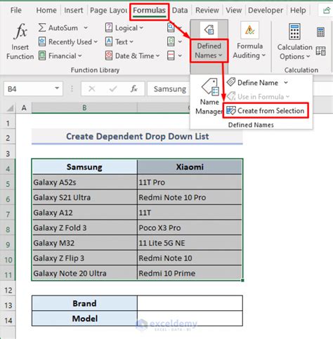 conditional drop down list in excel create sort and use