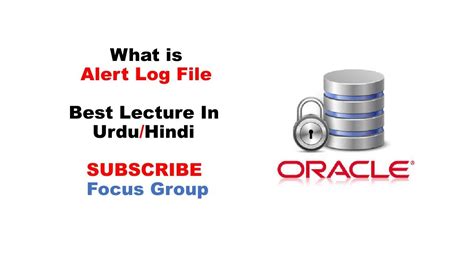 what is alert log file oracle database lecture in urdu hindi youtube
