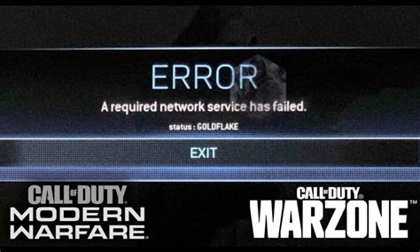 cómo corregir el error de goldflake del estado de warzone y modern