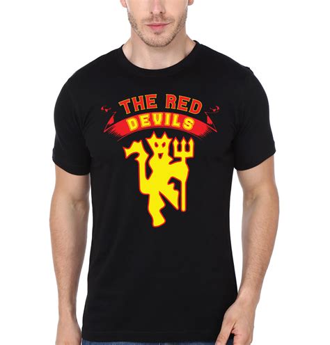 Manchester United The Red Devils T Shirt Black T Shirt Swag Shirts
