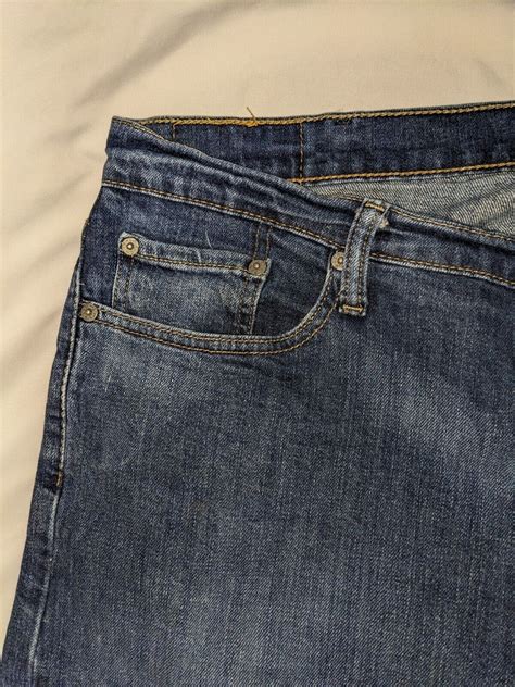 Mens Levis 514 Slim Fit Straight Leg Stretch Jeans Tag Size 38x30 Meas
