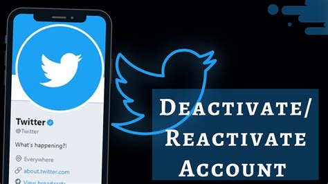 How To Deactivate And Reactivate Twitter Account 2021 Youtube