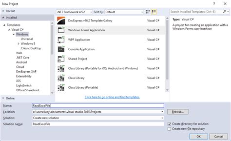 foxlearn windows forms how to read excel file in c
