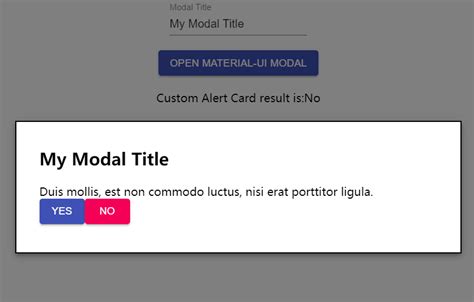 create reusable cards popups or modals in react cardon reactscript