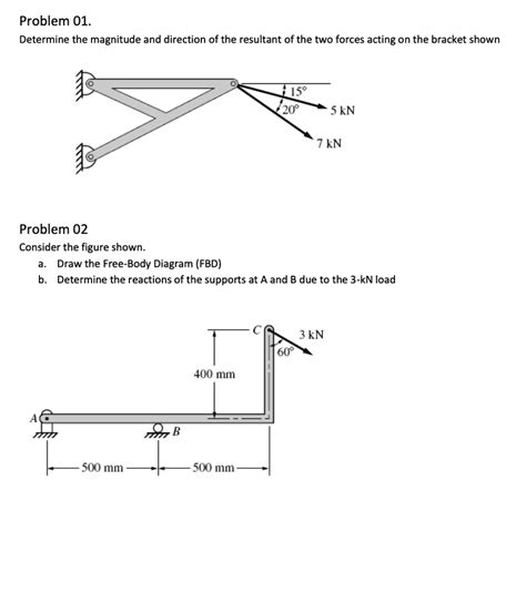 Problem 01 Determine The Magnitude And Direction Of … Solvedlib
