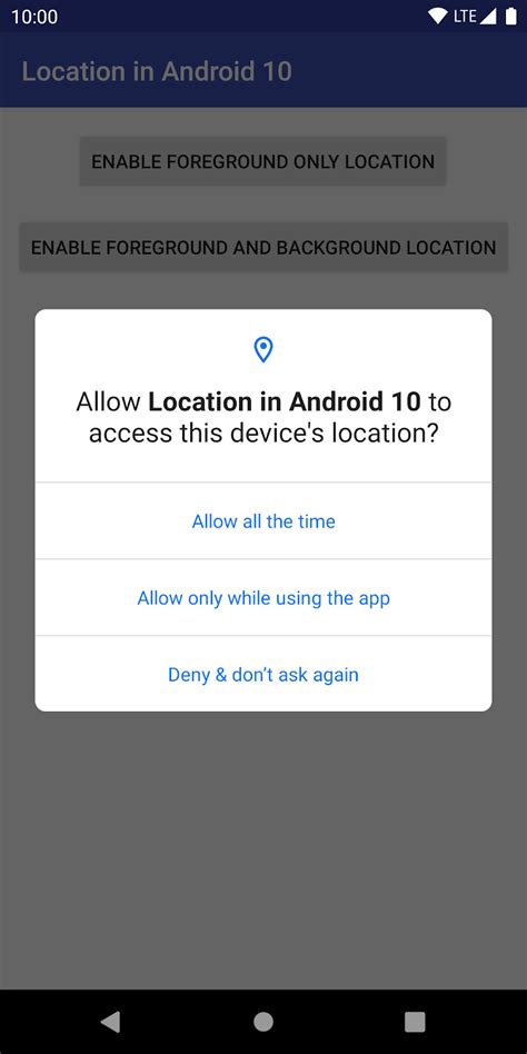 receive location updates in android 10 with kotlin android developers